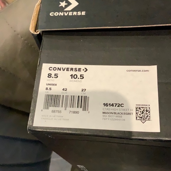 Converse | Shoes | Nwt New In Box Converse Leather Hightops | Poshmark